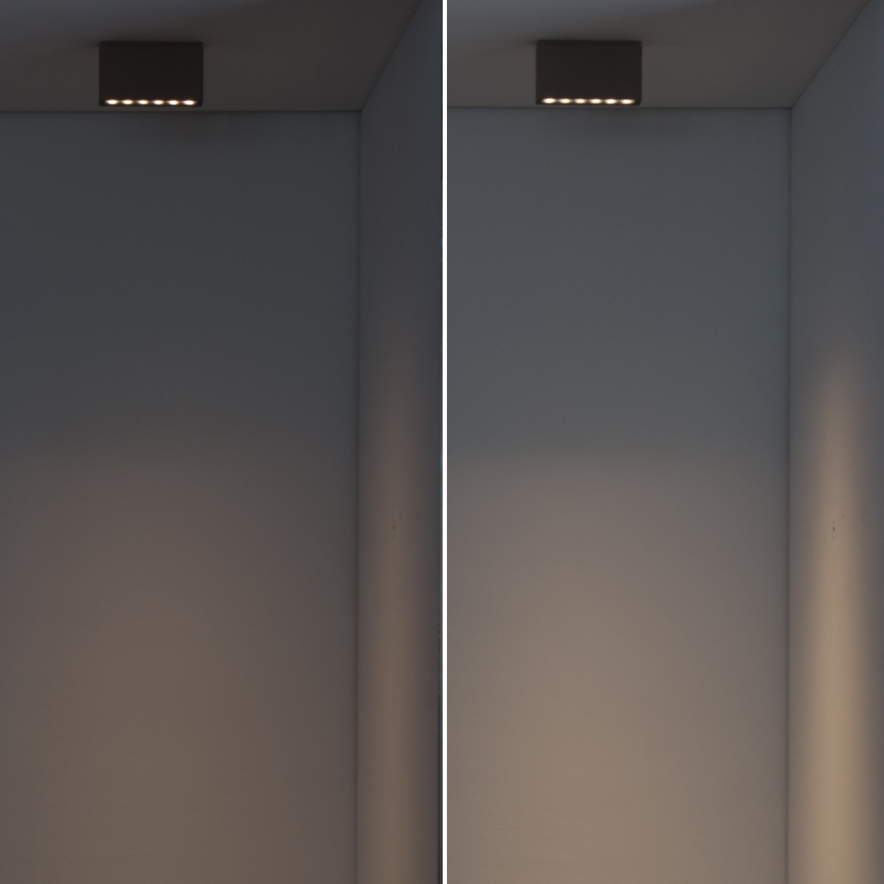 Designplan Lighting, Inc. | Divar Roof LED Ceiling Mount, 7.8″ x 2.8″ x ...