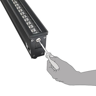 Designplan Lighting, Inc. | Tago 1 Adj. Linear In-Grade LED Uplights ...