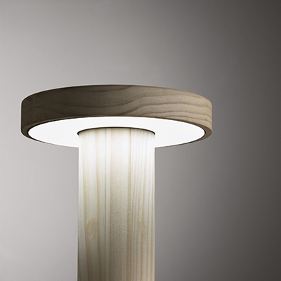 Designplan Lighting, Inc. | Solisia 130 LED Bollard, Accoya® Wood, Ø5.1 ...